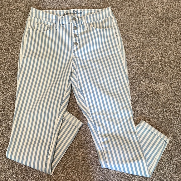 Universal Thread | Jeans | Blue And White Striped Jeans | Poshmark
